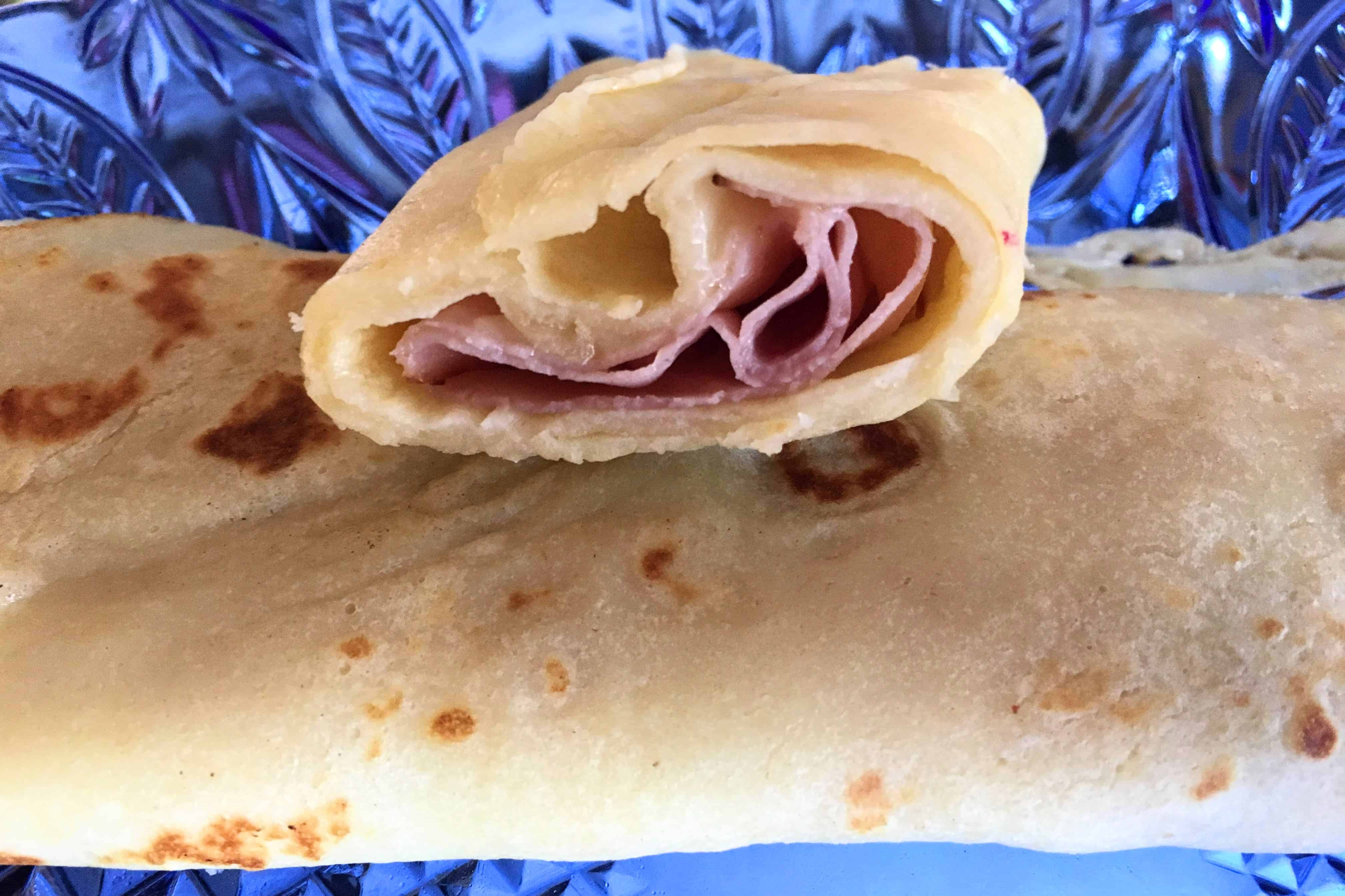 Classic French Crepes with Ham and Cheese - Vintage Kitchen Vixen